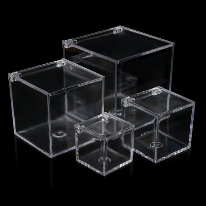 Transparent Acrylic Candy Box Birthday Wedding Chocolate Candy Cube ...