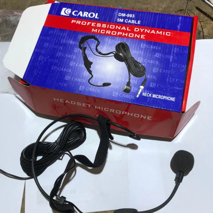 Professional Dynamic Neck Microphone Headset Condenser Microphone with ...
