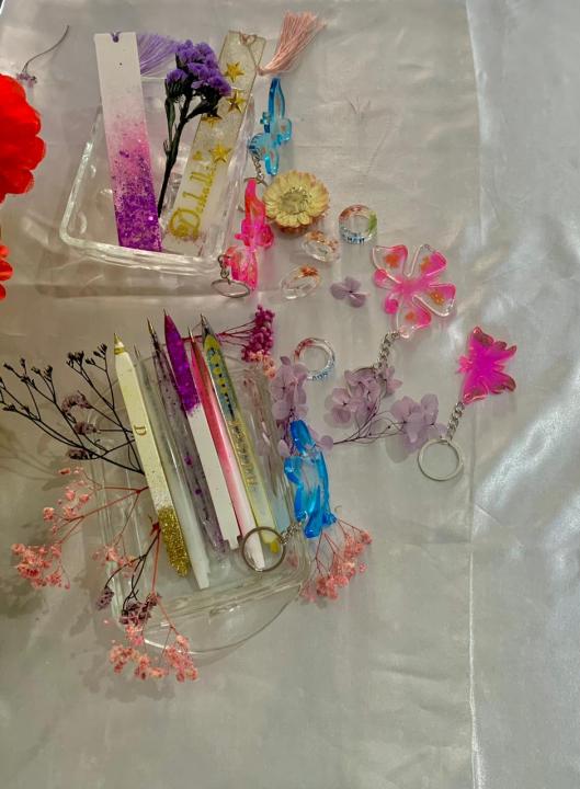 Resin Key Tag an Ring with name | Daraz.lk