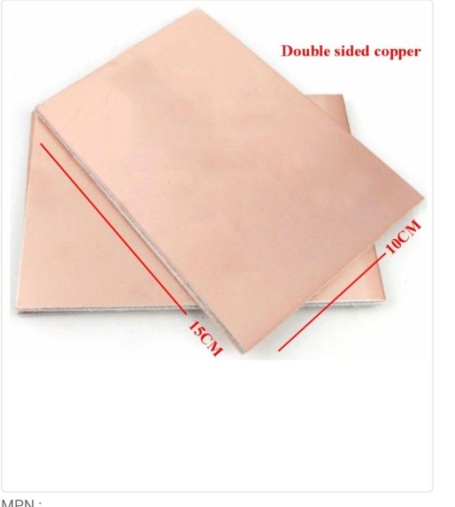 10x15cm double Sided PCB Copper Clad Laminate Board fr4 | Daraz.pk