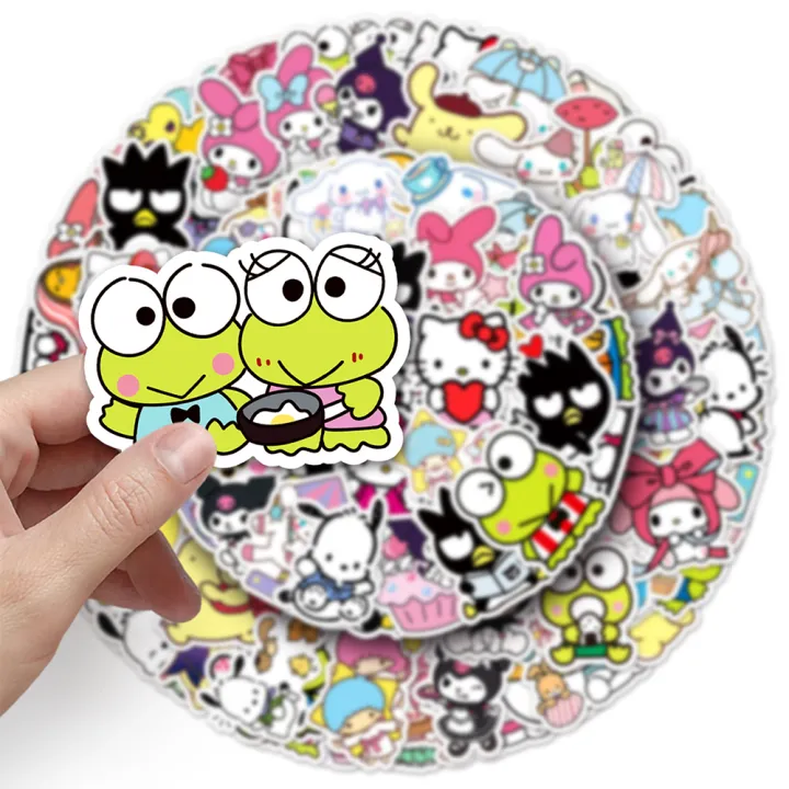 10/30/50/100pcs Kawaii Anime Sanrio Stickers Aesthetic Cartoon Kuromi ...