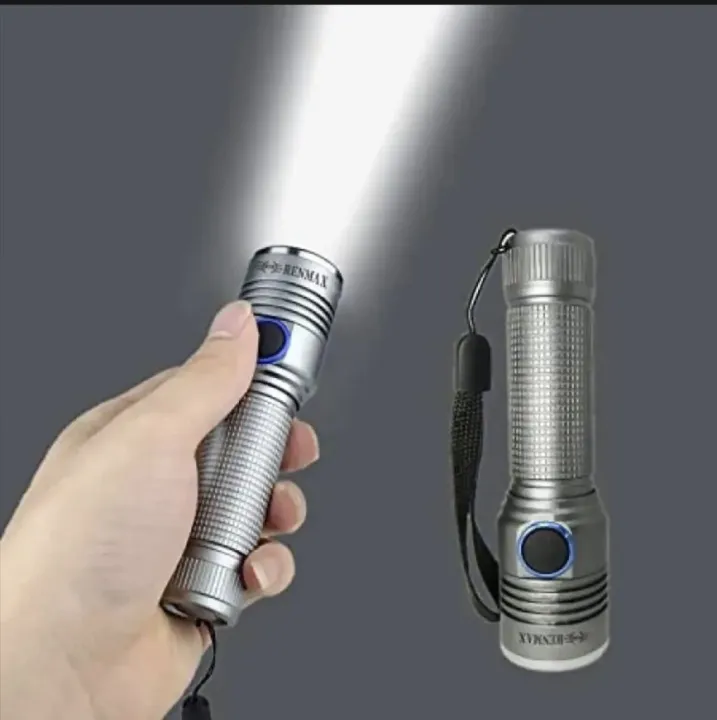 Rechargeable Metal Body High Power Long Distance 3 Modes Torch Light ...