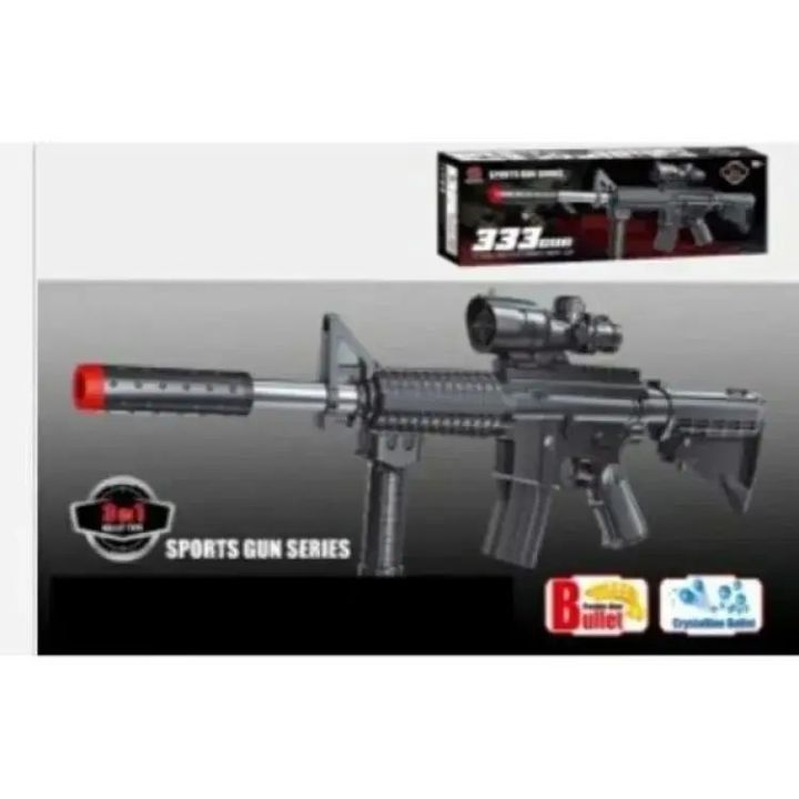 Rubber Bullet Water Bullet ABS Bullet 3 In 1 Gun Toy | Daraz.com.np