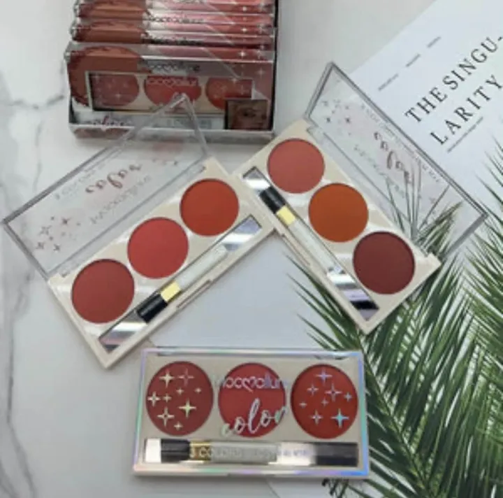 3 Colors Blush Kit Trio of Radiant Shades for a Natural Healthy Glow ...