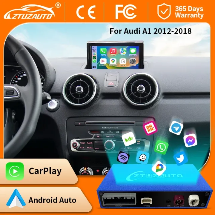 Wireless Apple CarPlay Android Auto Interface for Audi A1 2012-2018 ...