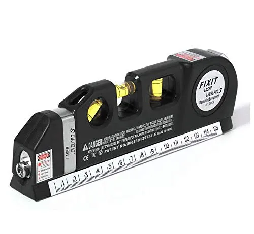 laser level Multipurpose Laser Ruler Laser Level and Spirit Level ...