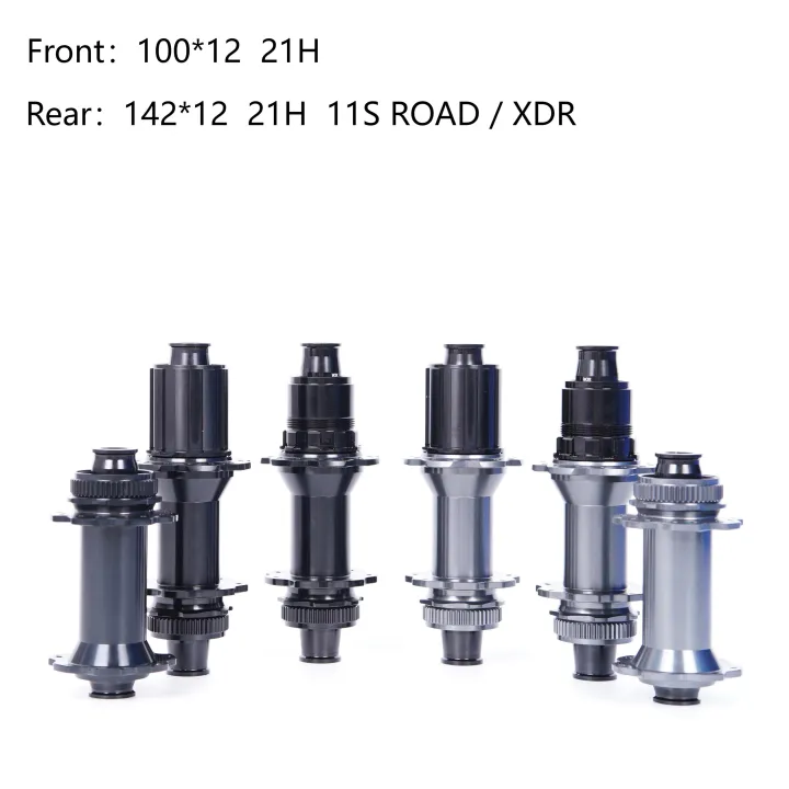 Road Bicycle Hub Aluminum Alloy 7075 21 Hole Center Lock Disc Road Bike ...