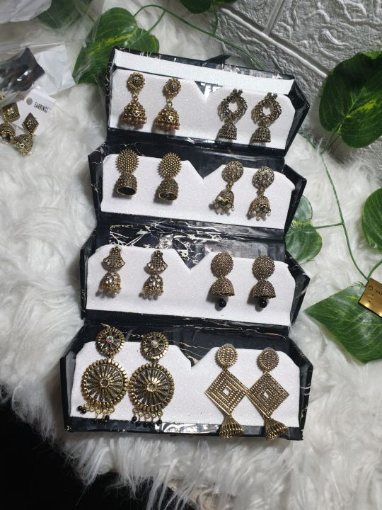 Jhumka box 8 pair of jhumka for girls jewllery for girls premium ...