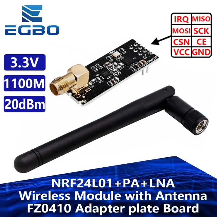 NRF24L01 PA LNA Wireless Module with Antenna 1000 Meters Long Distance ...