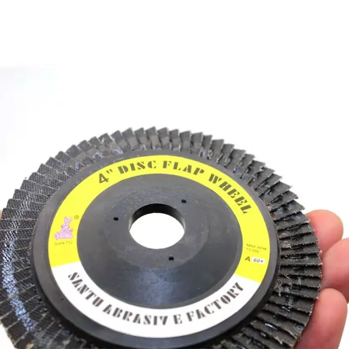 Inditrust 5pcs set of High Density 4" (100MM) Flap Disc/Polishing Disc ...