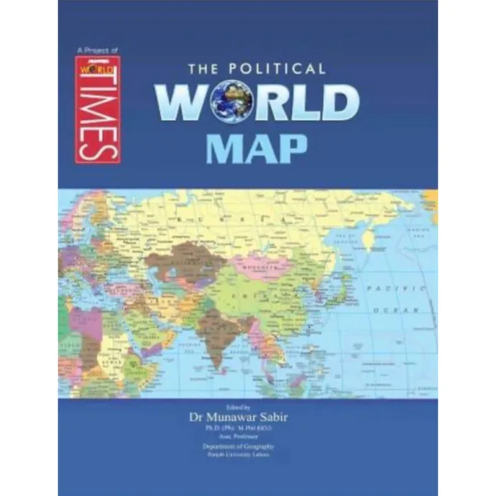 The Political World Map for CSS, PMS by Dr Sabir | Daraz.pk