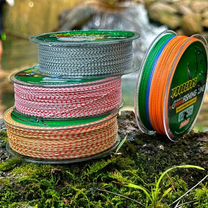 100M 4 Strands Braided Fishing Line High-Strength Fishing Line 6-100LB ...