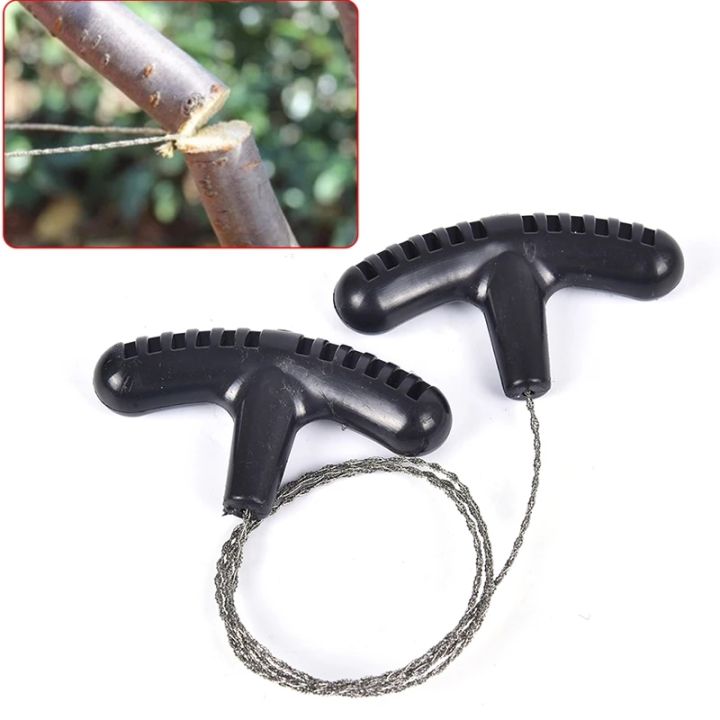 Portable Stainless Steel Wire Saw with Finger Handle Outdoor Camping ...