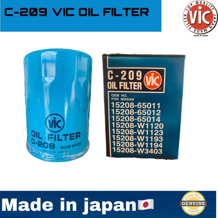 C-209 Vic oil filter VANETTE LD 20, CARAVAN TD 23, TD 27 | Daraz.lk