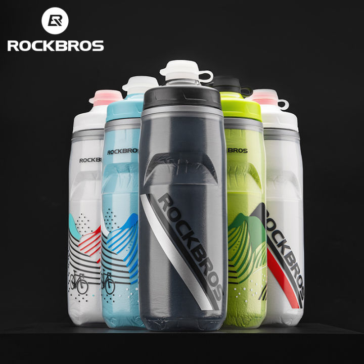ROCKBROS 620ml Cycling Water Bottle Cold Water Insulated Thermal ...