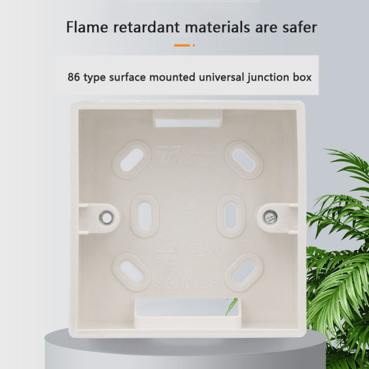 High Quality External Mounting Box For 86mm*86mm*34mm Standard Switches ...