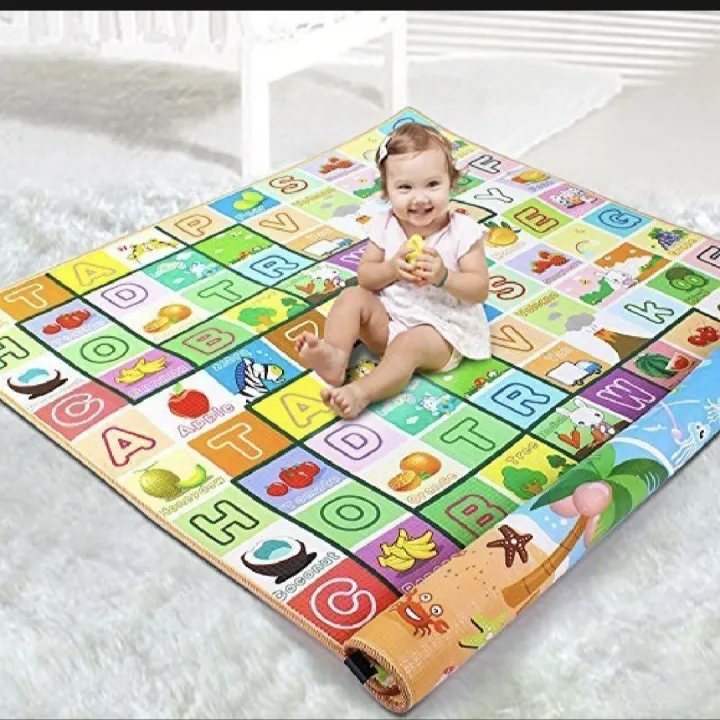 Water Proof Baby Play Mat, 6×6 Feet With Abcd Pictures | Daraz.com.np