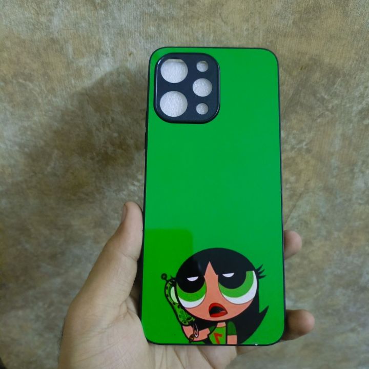 Redmi 12 Case | Power Puff girls Green Case | Maldives Map Blue theme Case | 2D glossy Cases ...