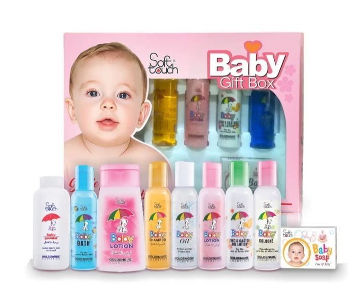 Soft Touch Baby Gift Box Large 8 Items 120ml | Daraz.pk