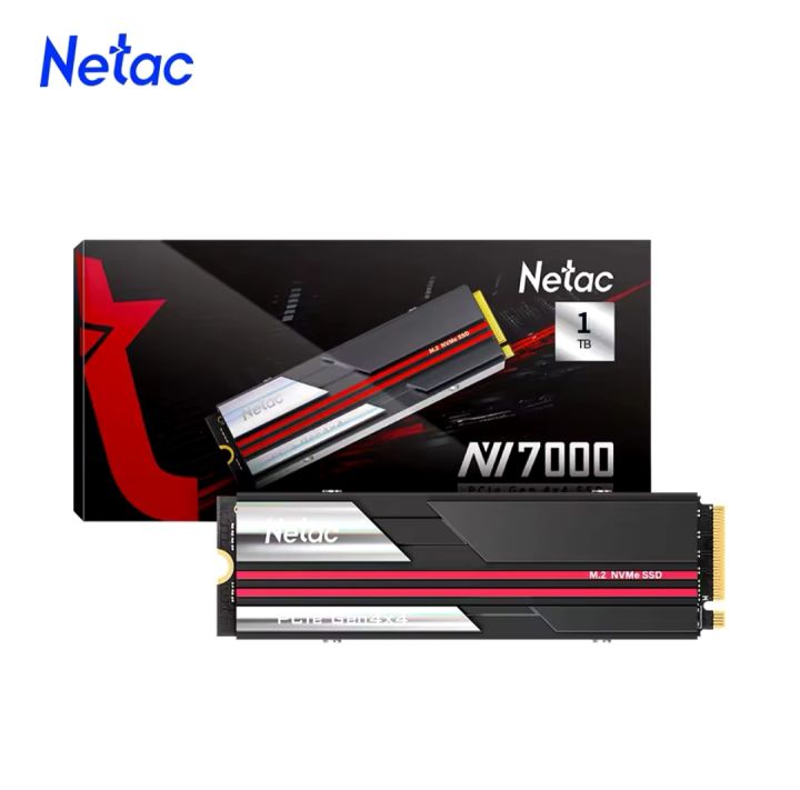 Netac SSD NVMe M2 1TB 2TB PCIe4.0 M.2 2280 DRAM Cache Internal Solid ...