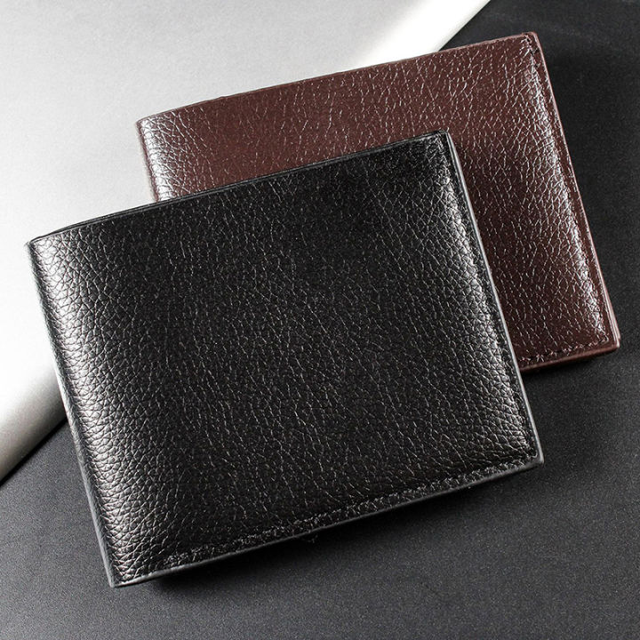 Men's Wallet Genuine Leather Men Wallets Premium Product Real Cowhide ...