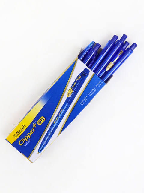Dollar Clipper + BP1 Ball Point Blue color ( 10 Pcs) | Daraz.pk