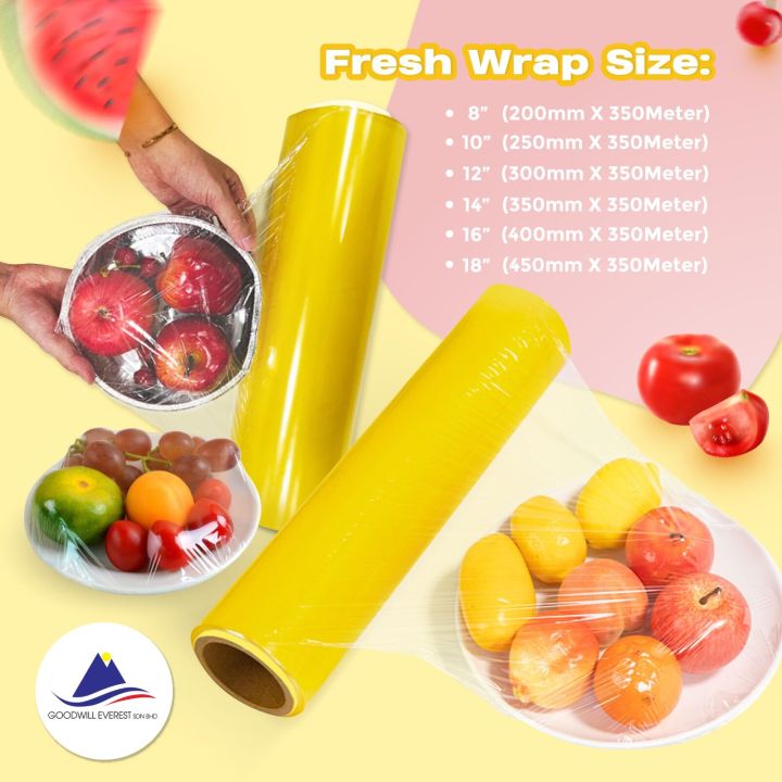 PVC Cling Film 20m x 30cm - Food Wrap Roll | Cling Wrap for Food ...