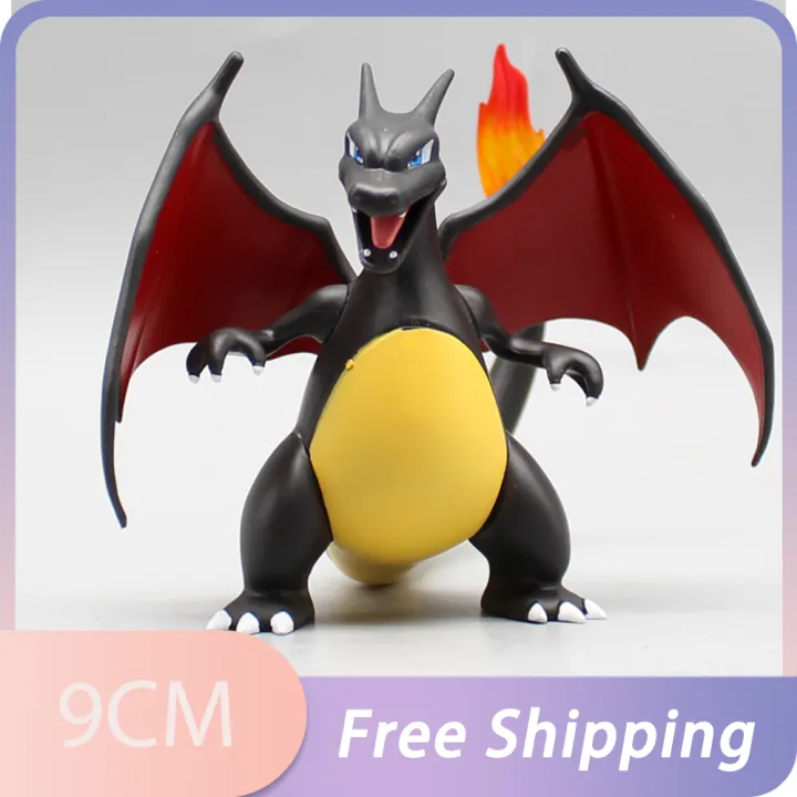 9cm Pokemon Anime Figures Charizard Figure Charizard X action Figurine ...