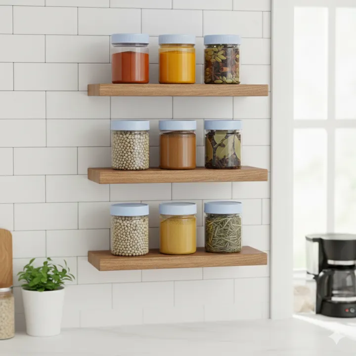 500 ml spice jars masala jars with air tight lid and spoon | Daraz.pk