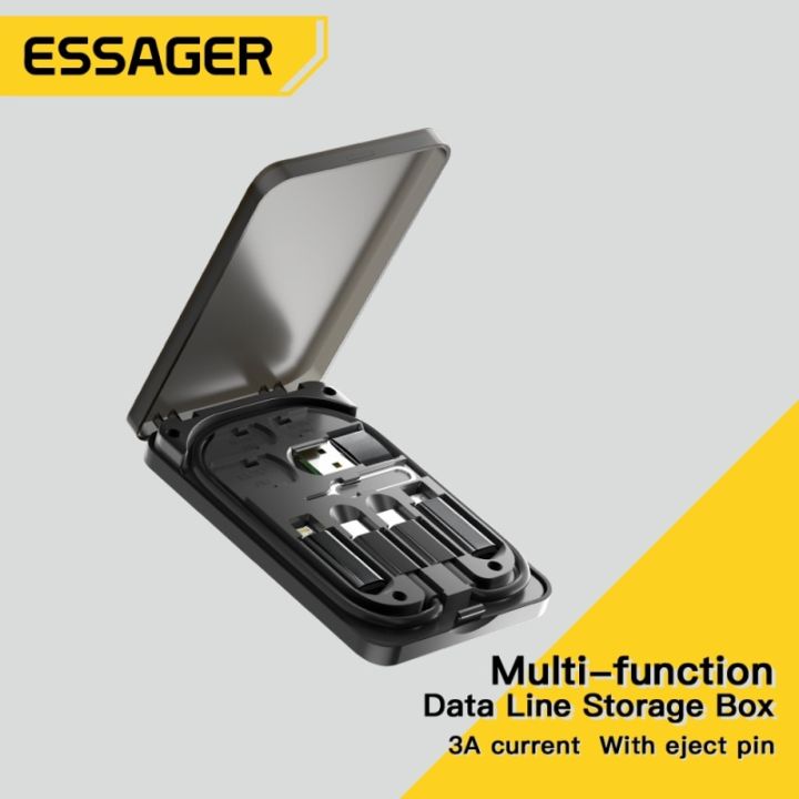 Essager 4 in 1 USB C To USB C Cable PD 60W Fast Charging Data Cord for ...