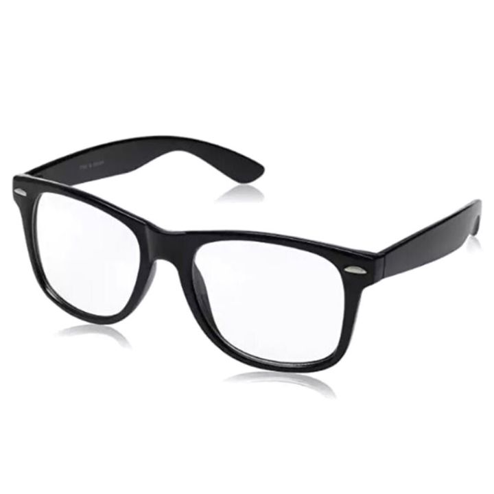 Fashion-Unisex-Men-Women-Clear-Plain-Lens-Large-Oval-Plastic-Frame ...