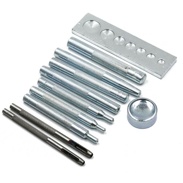 Metal Fastener Buttons Installation Tool Kit - High Hardness Hand Punch ...
