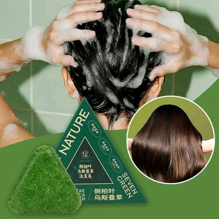 Seven Nature Green Shampoo Soap Bar | Daraz.com.bd