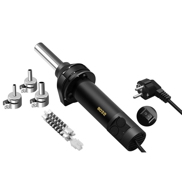 8032 Portable Heat Hot Air Gun BGA Rework Solder Station Hot Air Blower ...