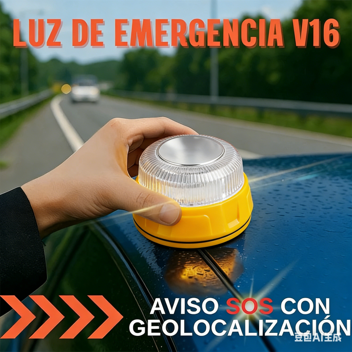 NEW Spain Car Necessary Emergency Light Signal V16 Homologated Approved ...