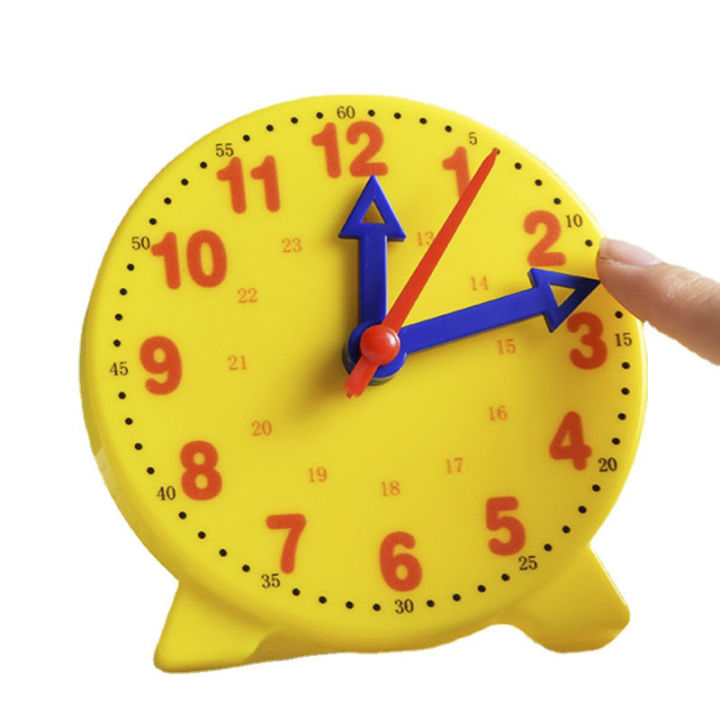 Children Montessori Clock Early Education Toys Hour Minute Second ...