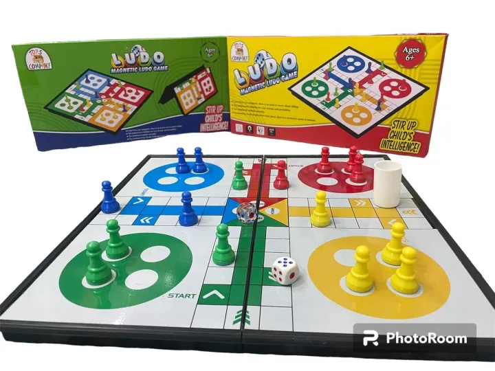Ludo Game megnatic Board High Quality Game Board Folding Travel Board ...