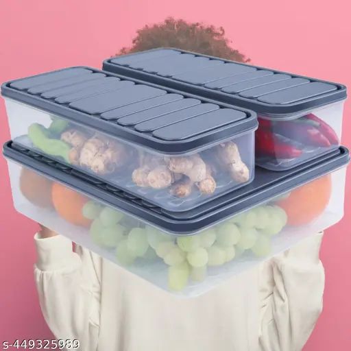 Fridge Storage Boxes Freezer Storage Containers Containers for Kitchen ...