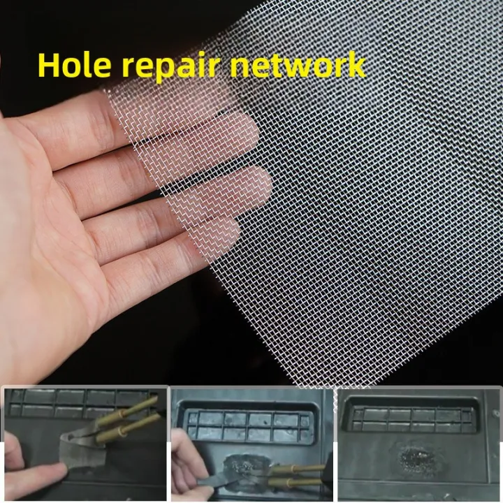 Automotive Plastic Repair Mesh Welded Plastic Hole Crack Repair Mesh ...