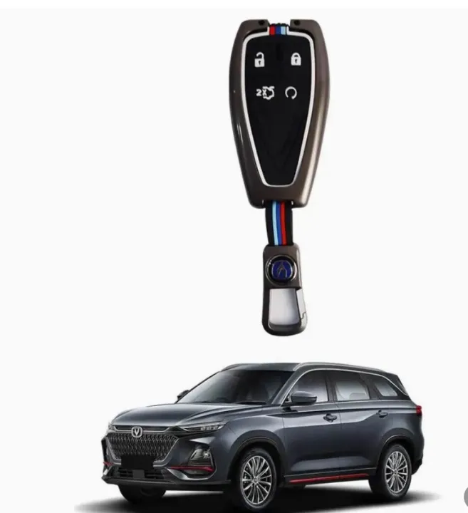 Changan Oshan X7 Metal Key/Remote Cover with Key Chain Premium Quality ...