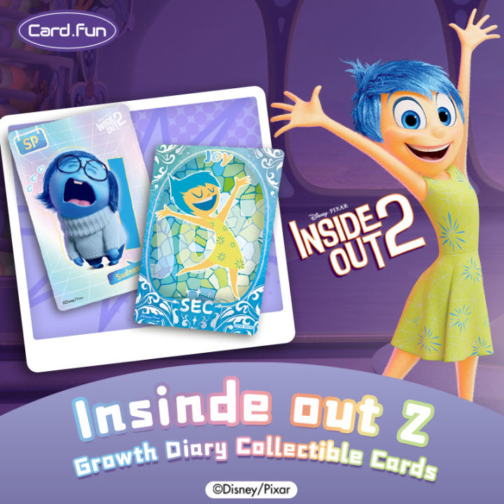 10 Packs CARDFUN Inside Out 2 Cards Booster Box Official Anime TCG CCG ...