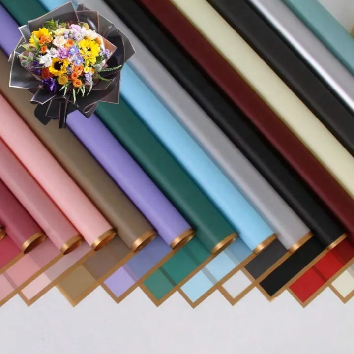 20pcs Waterproof Flower Wrapping Paper Floral Bouquet Gift Packaging ...