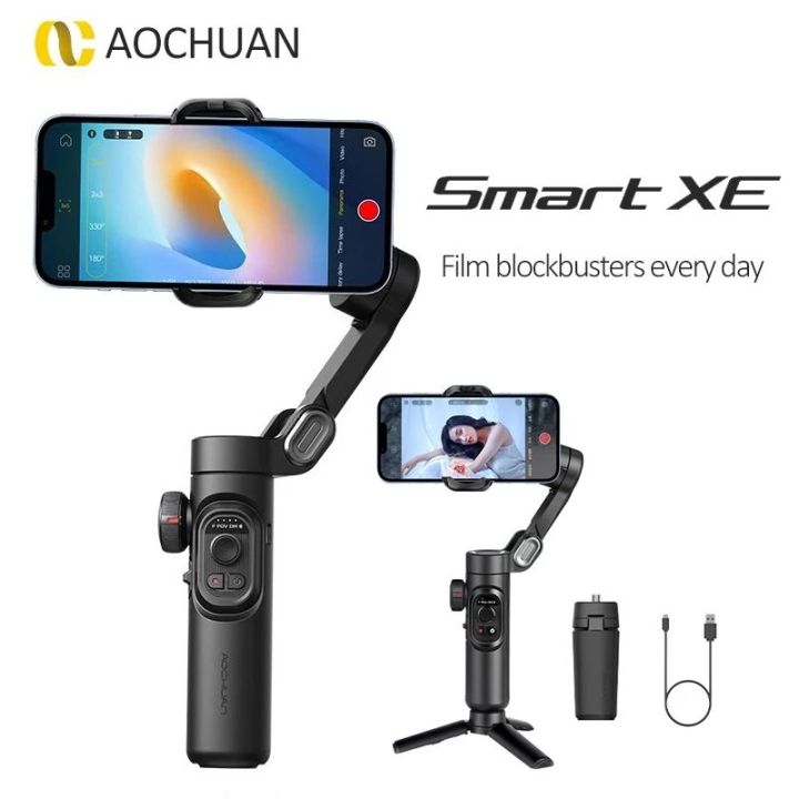 AOCHUAN Smart XE 3-Axis Handheld Gimbal Stabilizer for Smartphone with ...