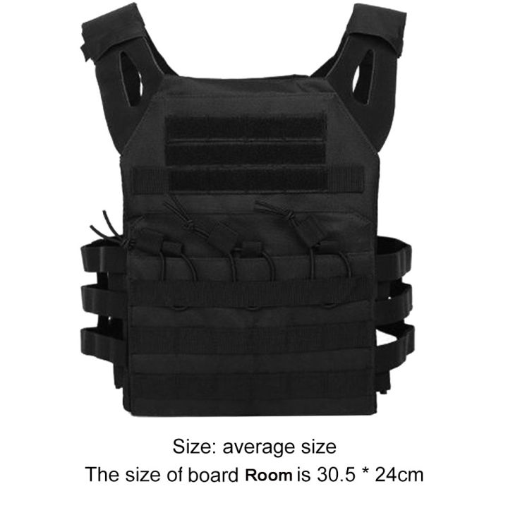 Tactical Vest Waterproof Outdoor Body Armor Lightweight JPC Molle Plate ...