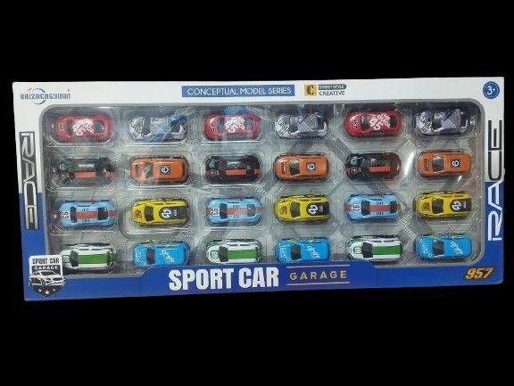 Pull Back Cars X 24 8 Different Models | Daraz.com.bd