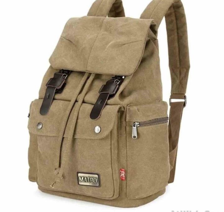 MAIBO Original Fashion Canvas Backpack College Bag Unisex | Daraz.com.np