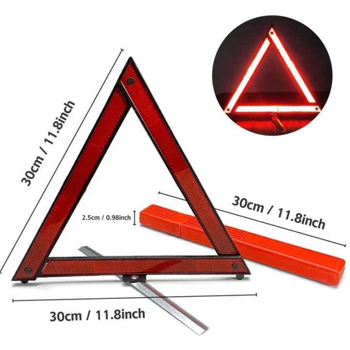 NEW Car Triangle Reflective Tripod Emergency Breakdown Warning ...