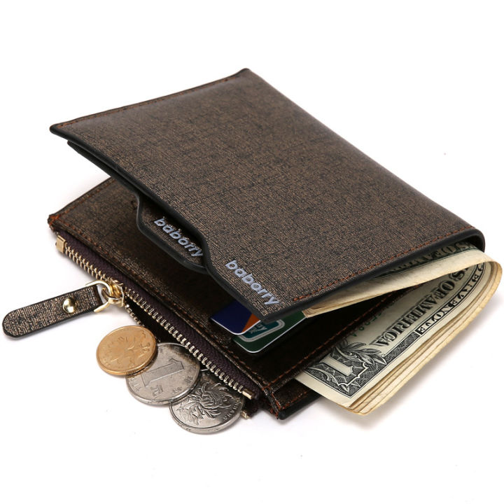 New fashion Card Holder Wallets Men Brand Blue Magic Pu Leather Slim ...