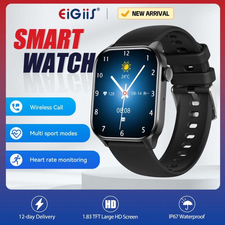 EIGIIS Smart Watch Men Women Heart Rate Blood Glucose Pressure Oxygen ...