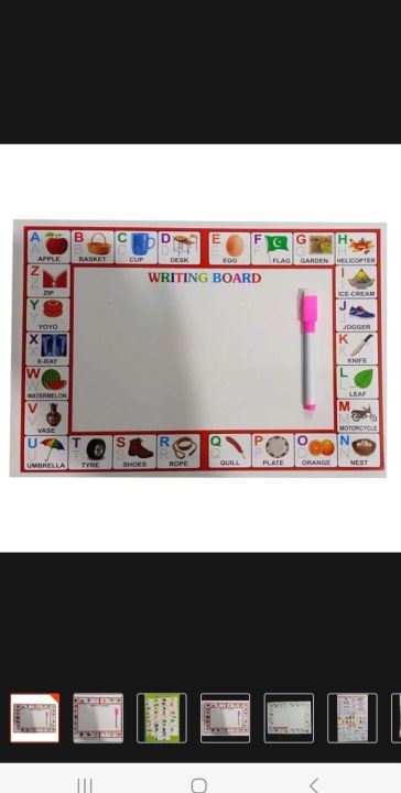 Multifunctional Learning Whiteboard For Kids - With Urdu ABC 123 And ...